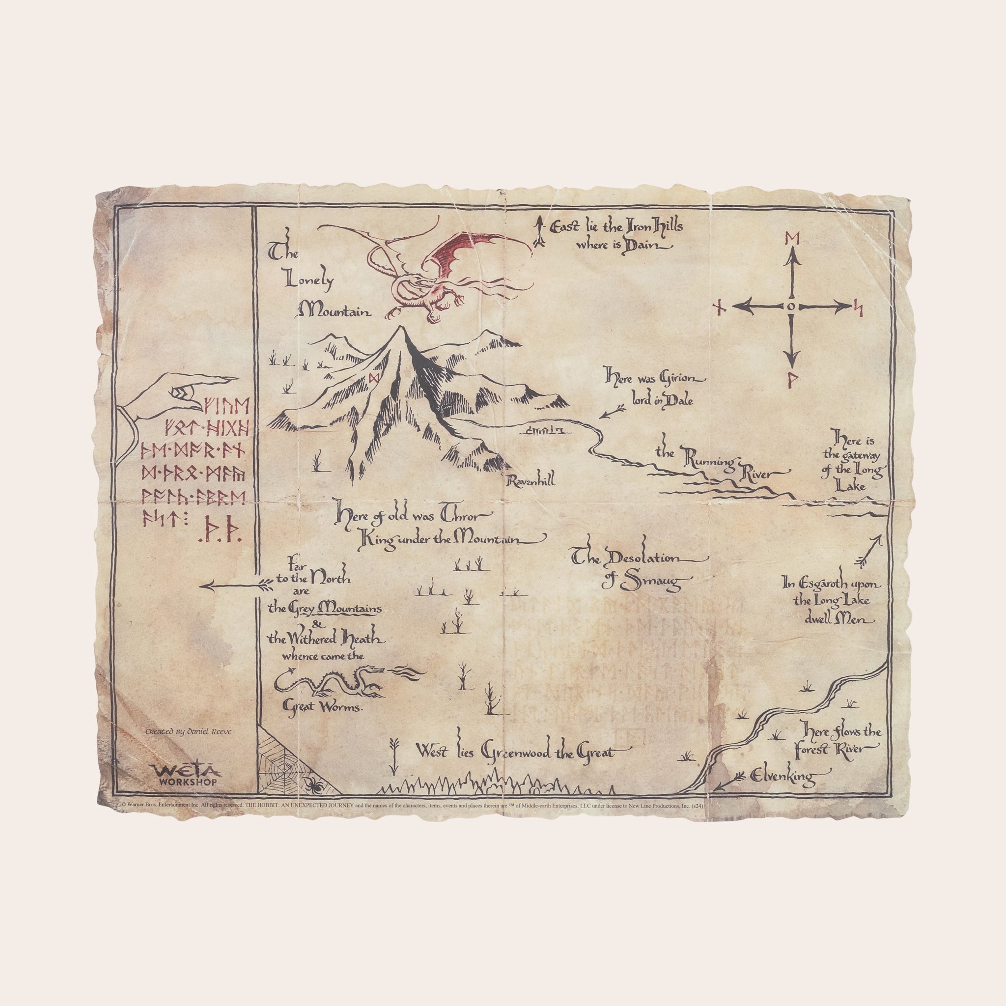 Thorin Oakenshield™ Map – Hobbiton™ Movie Set